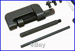 ATV Chain Riveter 13-Piece Chain Breaker & Riveting Tool Kit - For ...